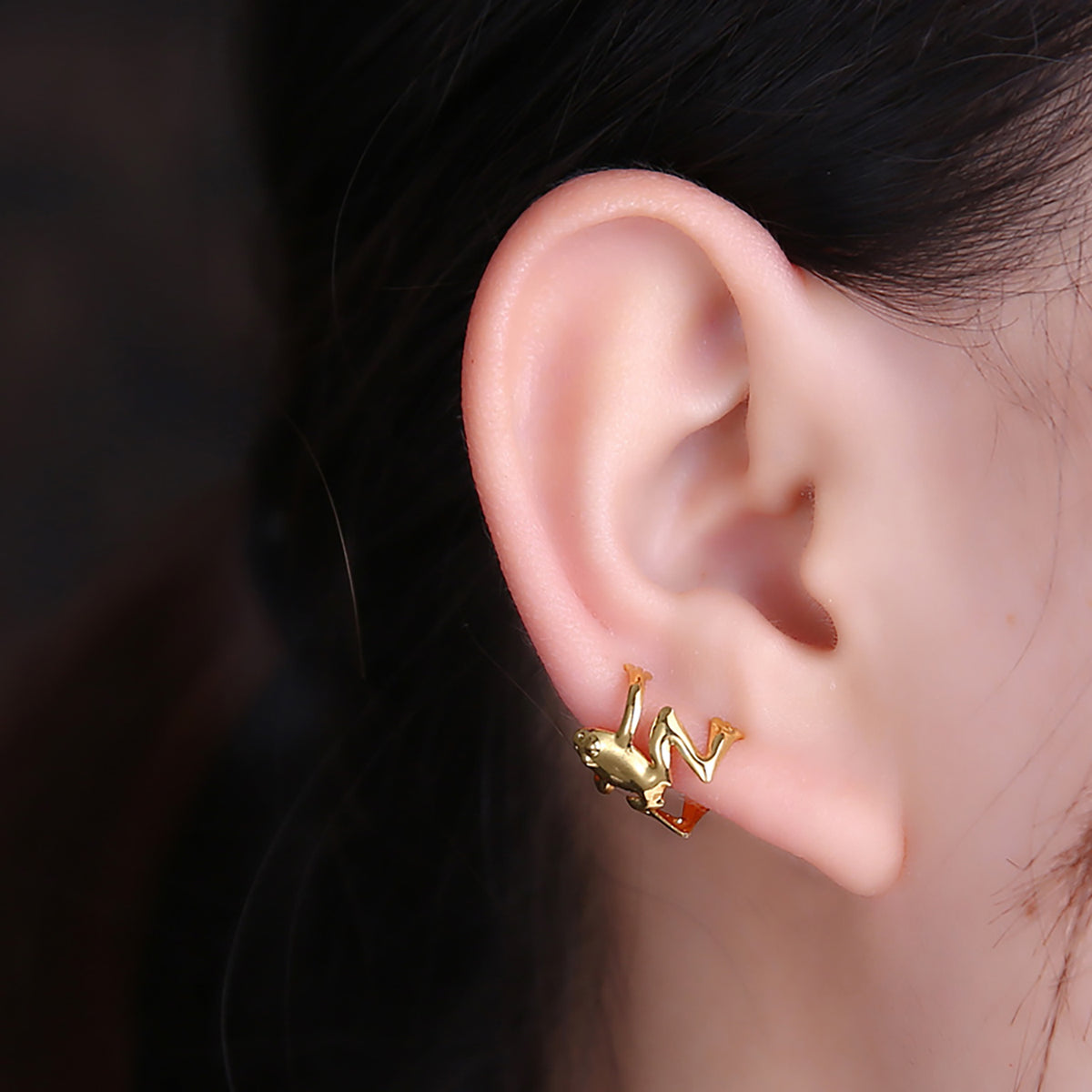 Tiana Cute Frog Ear Cuff Earring – MyBodiArt