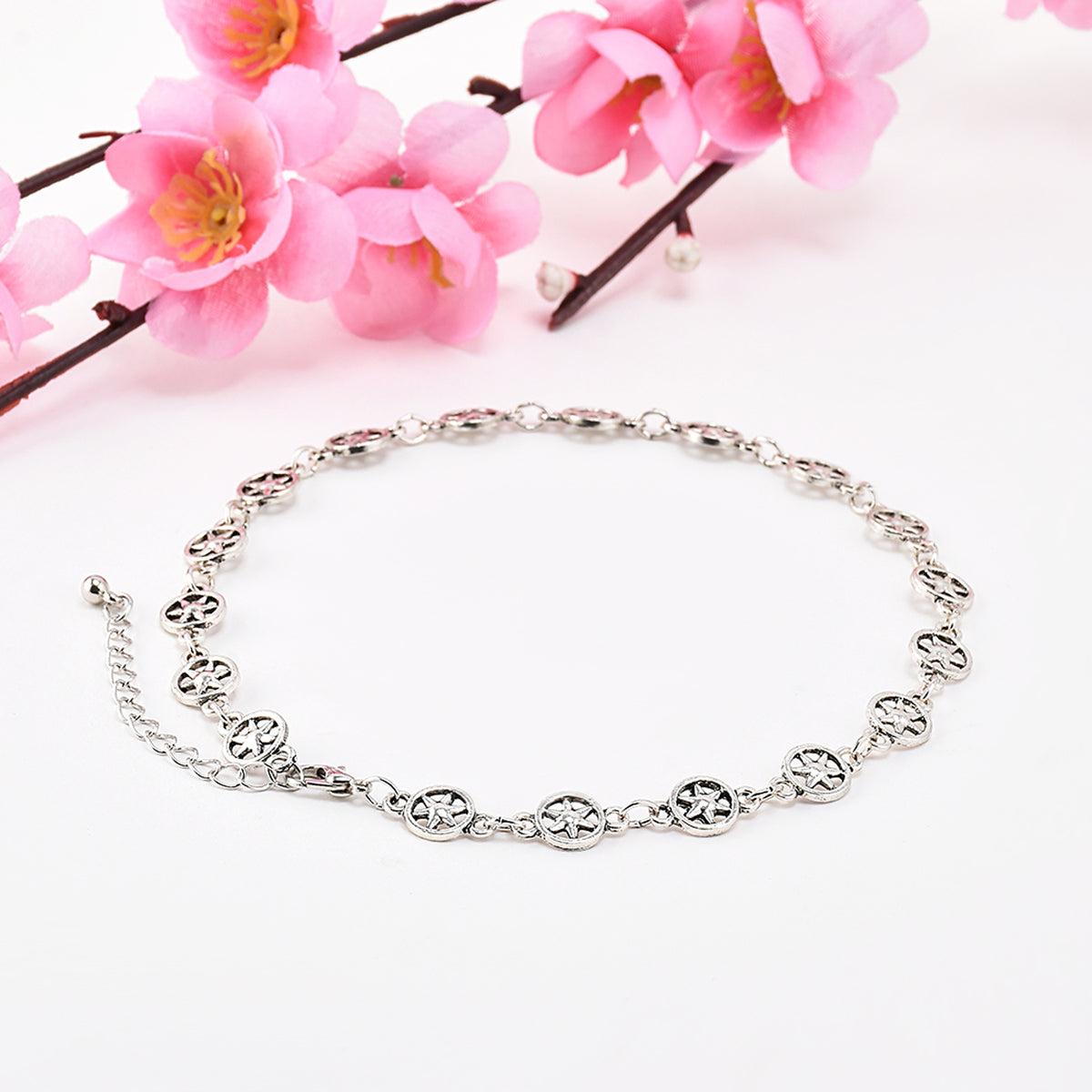 Pandora Cute Star Hexagram Collar Choker Necklace in Silver – MyBodiArt