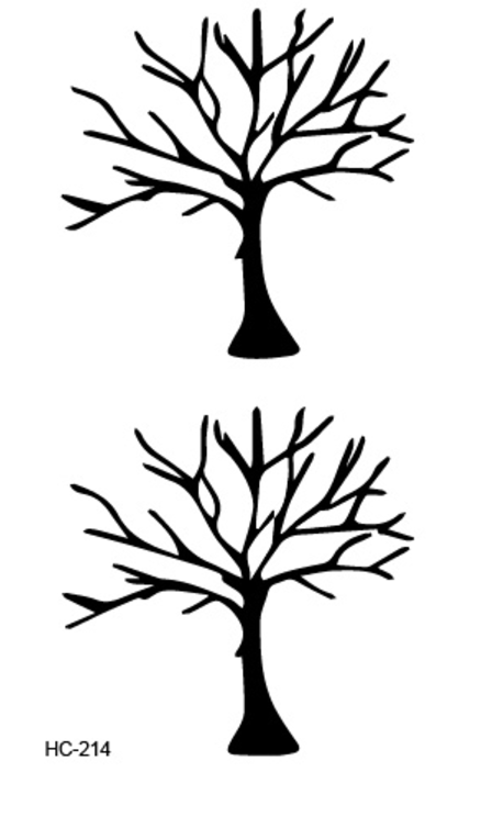 simple oak tree tattoos