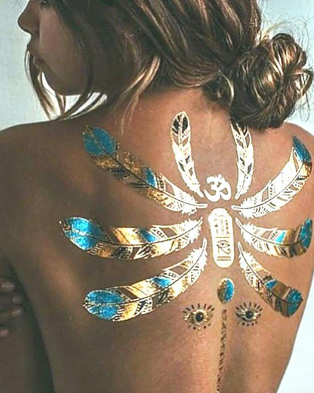 boho back tattoo