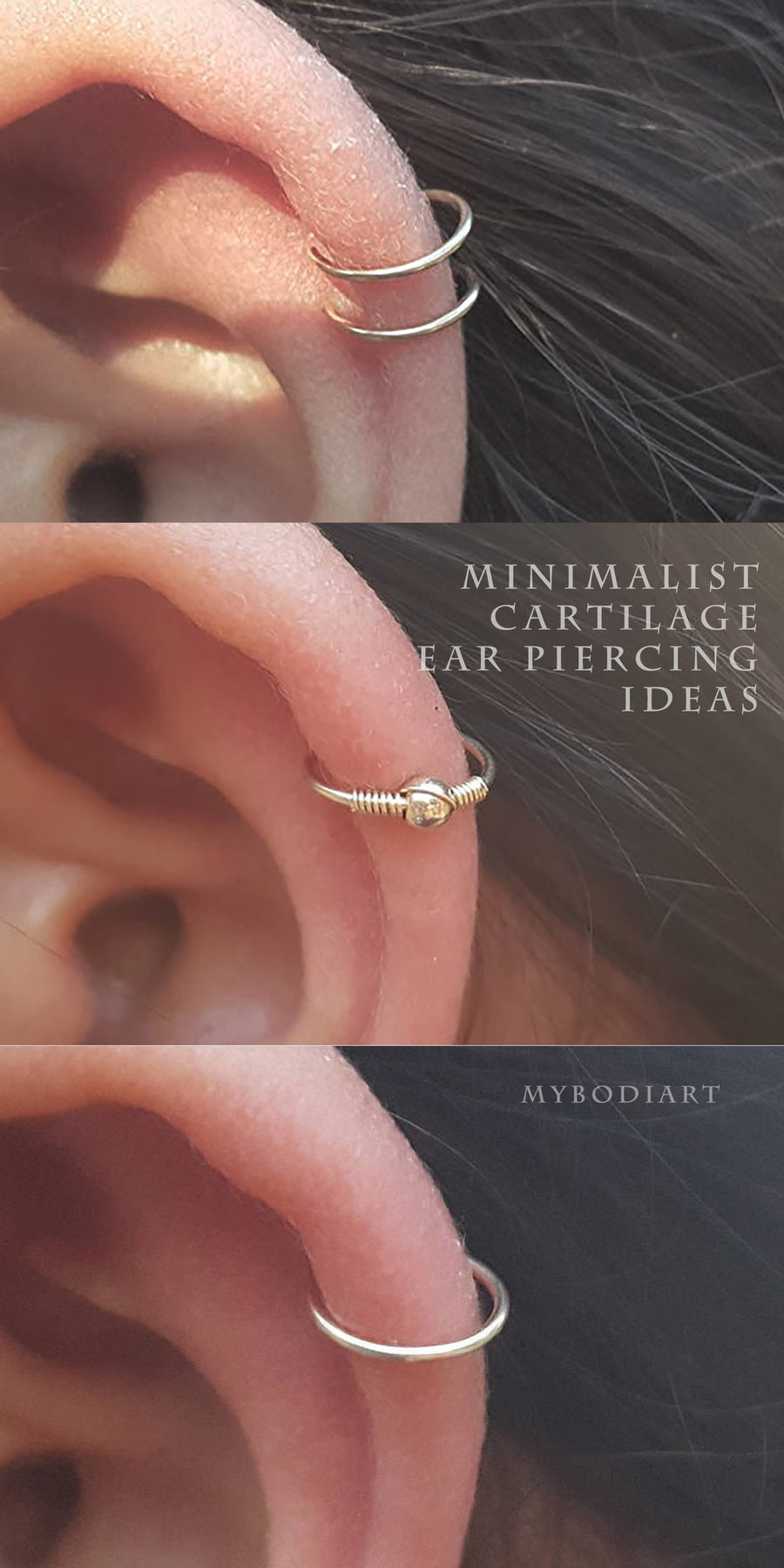 Ace Ear Piercing Cuff Earring 20G – MyBodiArt