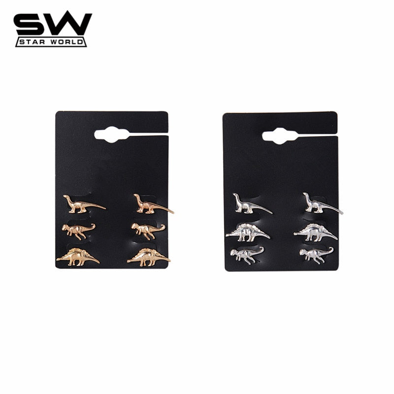 Rexina Dinosaur Earring Piercing Set 6pcs – MyBodiArt