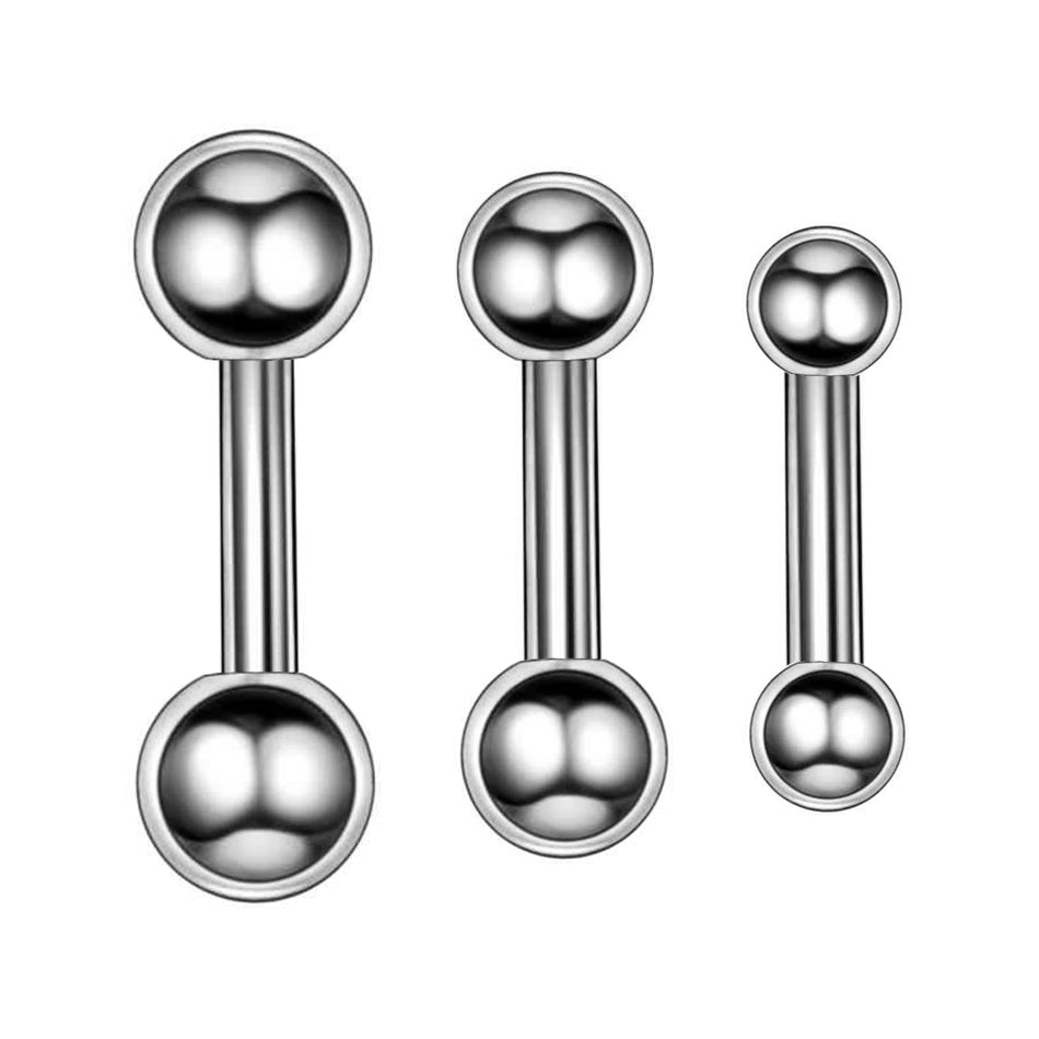 Devine Simple Minimalist Metal Ball Ear Piercing Jewelry Stud 16G ...