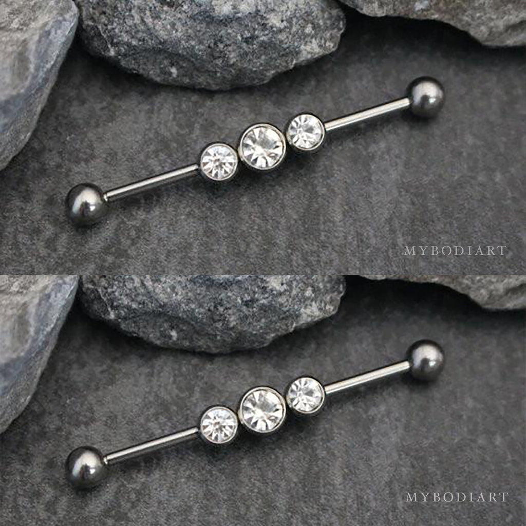 Pretty Industrial Piercing Bars